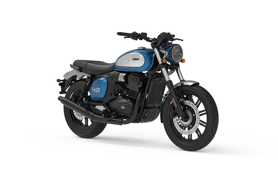 Jawa 42 FJ Dual Channel Deep Black Matte Red Clad - On Road Price, RTO ...