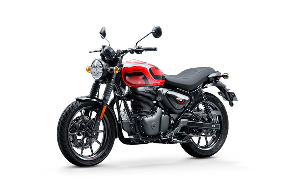 Royal Enfield Hunter 350 London Red Colour