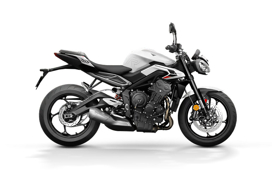 Triumph Street Triple 765 R Silver Ice and Pure White - On Road Price ...